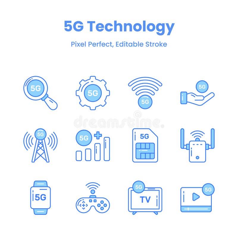 Transform Your Projects with Our 5G Network Icons Add a Touch of ...