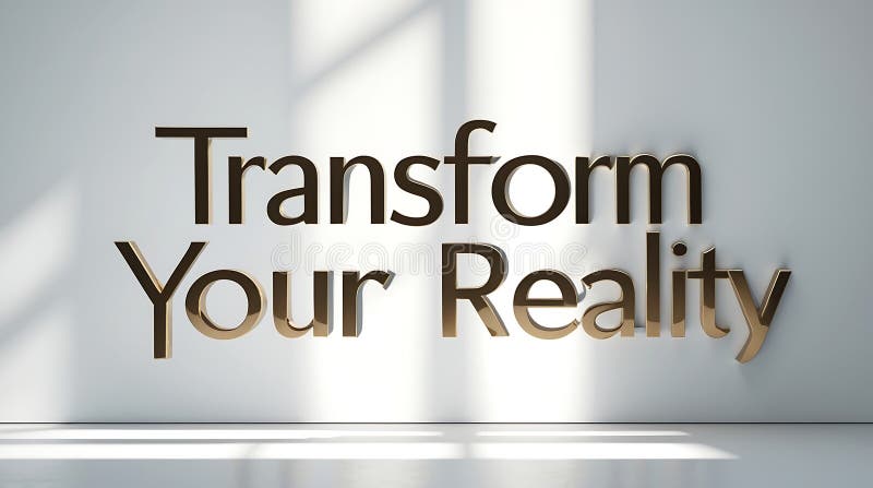 Transform Your Reality with Impactful Typography in a Minimalistic ...