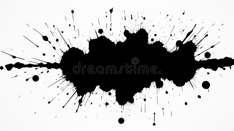 Transform Your Space with a Classic Ink Blot Texture in a Flat ...