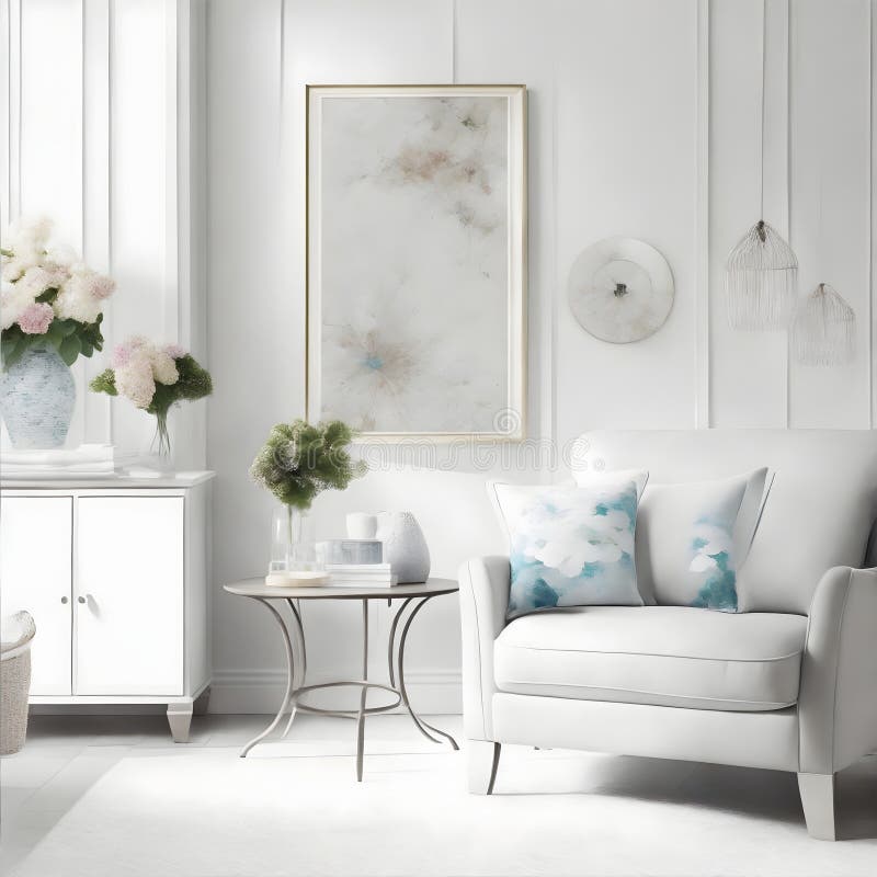 Transform Your Space with Elegant Minimalist White Mockup Frames for ...