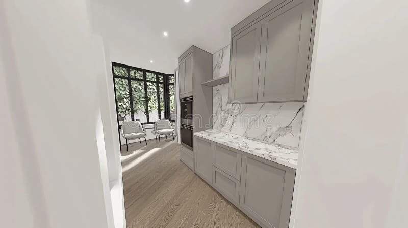 Transform Your Space Embrace Spaciousness with Modern Kitchen Interior ...