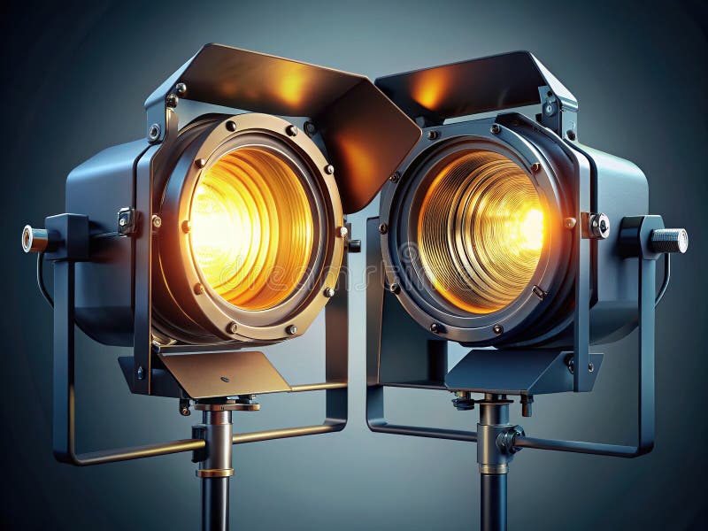 Professional Halogen Spotlights with Fresnel Lenses Versatile Studio ...