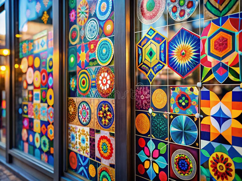 Transform Your Windows with Stunning Abstract Window Stickers Geometric ...