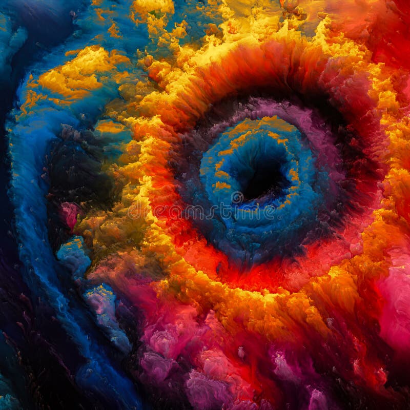 Transformation in Active Textures Stock Illustration - Illustration of ...