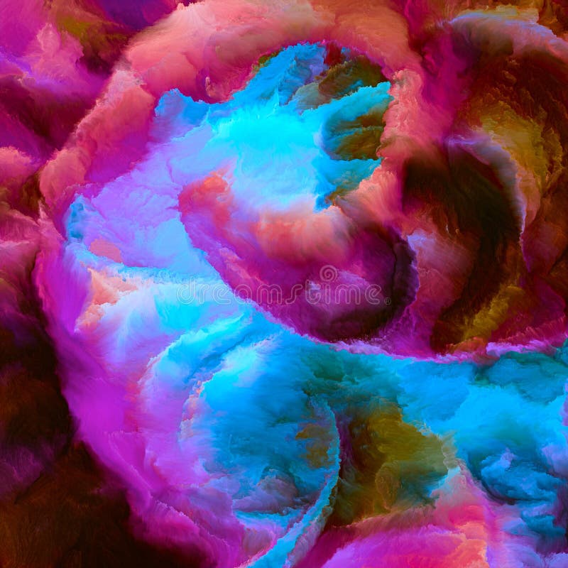 Transformation in Active Textures Stock Illustration - Illustration of ...