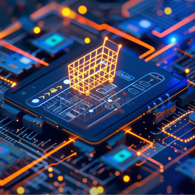 The Transformation of E Commerce through Edge Computing Stock ...