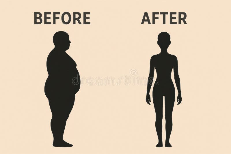 Transformation Journey Showcasing Drastic Weight Loss from before To ...
