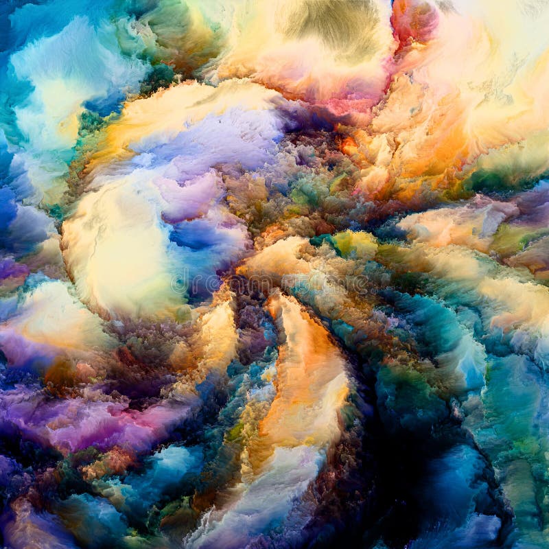 Transformation of Kinetic Textures Stock Illustration - Illustration of ...