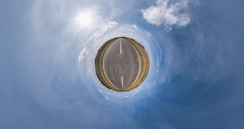 Transformation of the Landscape into a Small Planet and Back into a ...