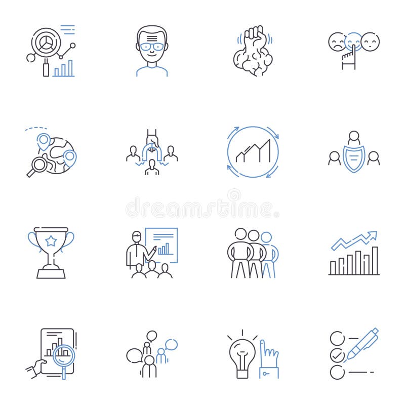 Transformation Line Icons Collection. Metamorphosis, Change, Evolution ...