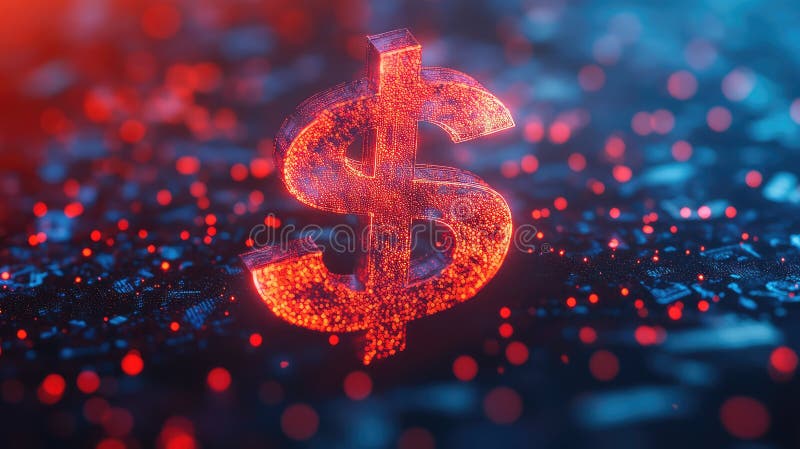 Transformation Morphing Dollar Sign Stock Illustration - Illustration ...