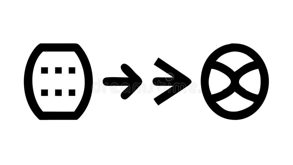 Transformation Process, Conversion Termination Icon, Vector Design ...