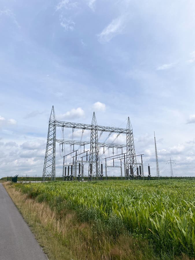 Transformation Structure Engineering Plant Line Distribution Tower ...