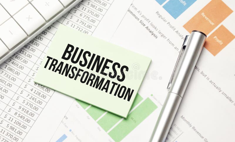 Transformation Text on Brown Envelope Stock Image - Image of ...