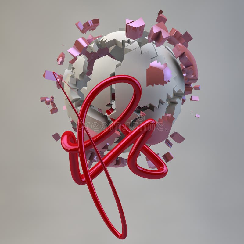 Transformation Theme, Object Stock Illustration - Illustration of shine ...