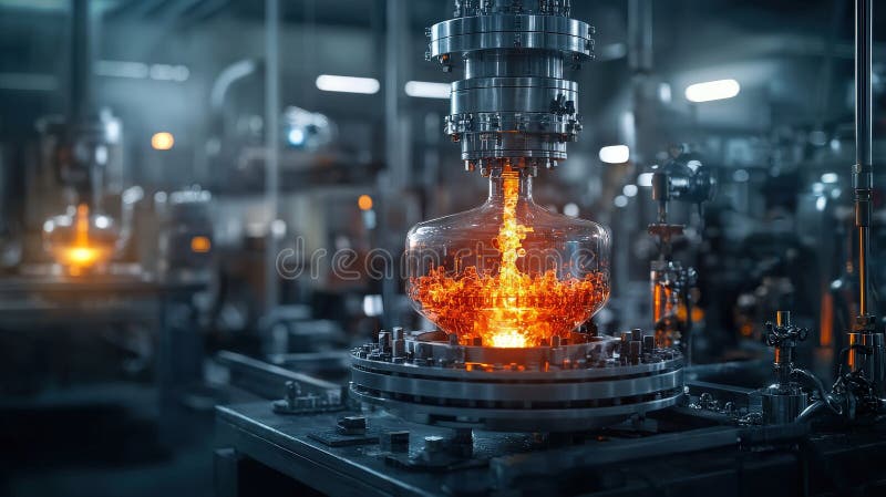 Transformative Chemical Reaction in a High-tech Lab Industrial Science ...