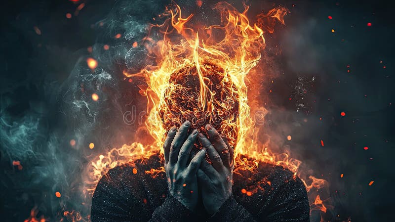 Emotional Healing Process Inner Anger Being Released and Sadness ...