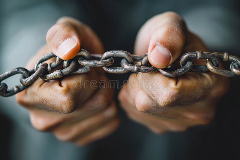 Breaking Free Hands Chains Freedom Hope Strength Stock Photos - Free ...