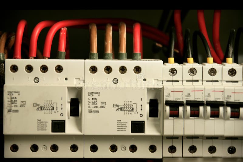 Trip switch stock photo. Image of switch, electricity, green - 500948