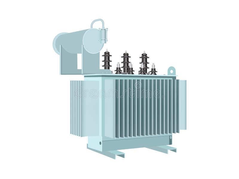 Transformer Vector Installation on White Background. Stock Vector ...