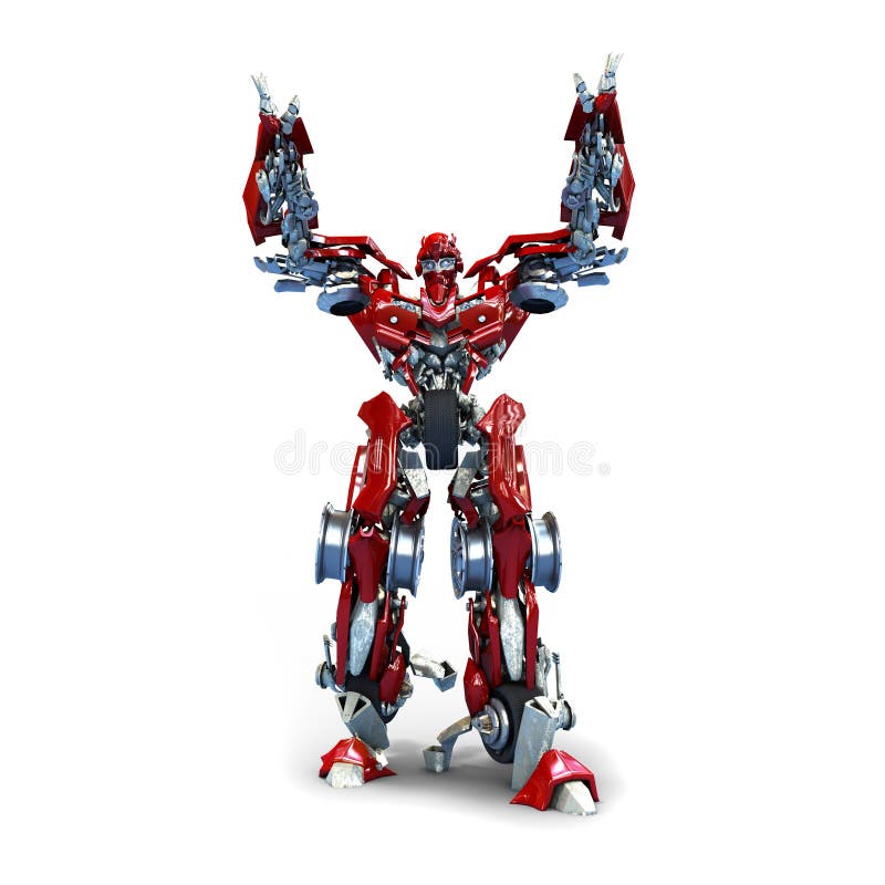 Transformer stock illustration. Illustration of cartoon - 6841856