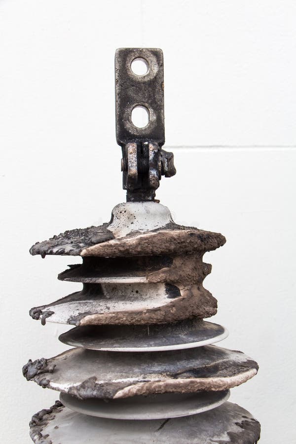 Transformer Bushing Damaged Stock Image - Image of line, bushing: 43917923
