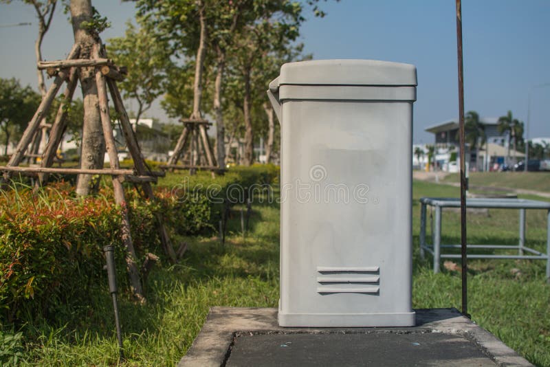 The Transformer Cabinet, Outdoor Electric Control Box Stock Image ...