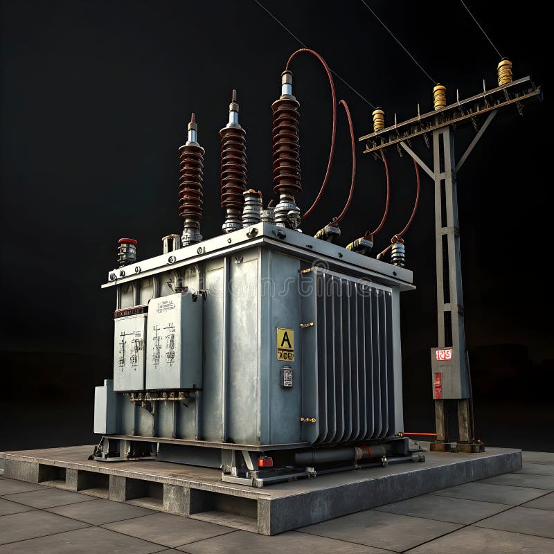 A Transformer, an Electrical Device Used To Change Voltage Levels in ...