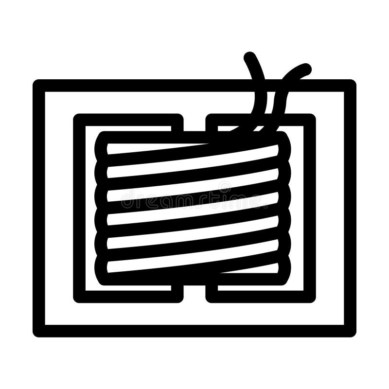 Transformer. Electronic Symbol. Illustration of Basic Circuit Symbols ...