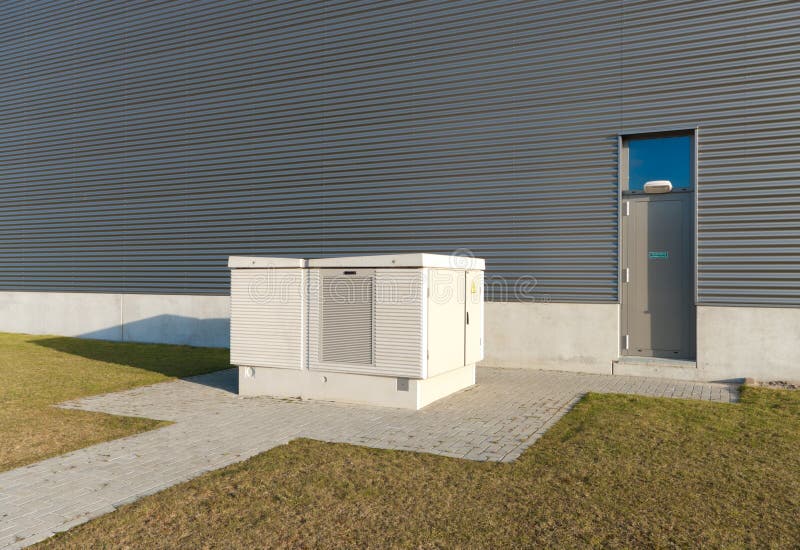 Transformer house stock image. Image of connections, production - 24311075