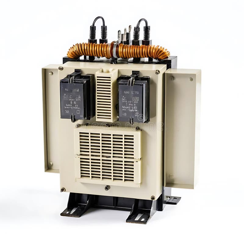 Transformer Isolated on a White Background Stock Photo - Image of ...
