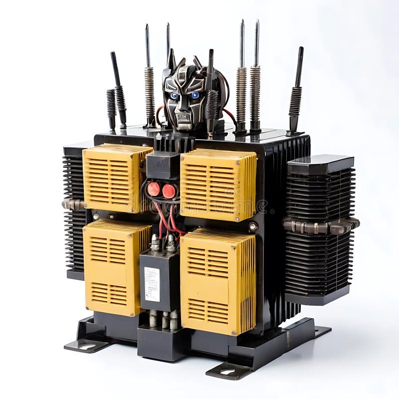 Transformer Isolated on a White Background Stock Image - Image of ...