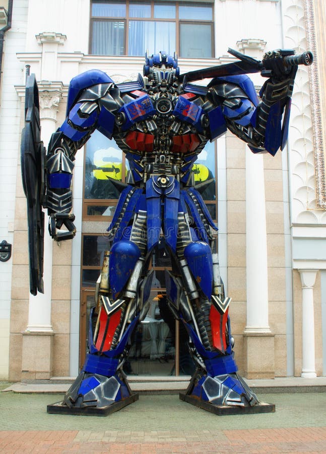 Transformer editorial stock photo. Image of optimus, color - 99956413