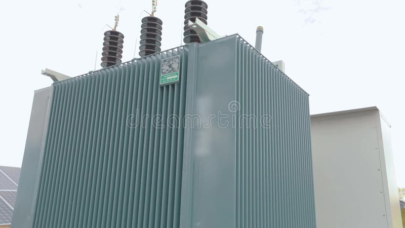 Transformer at a Solar Power Station. Transformer at a Power Plant ...