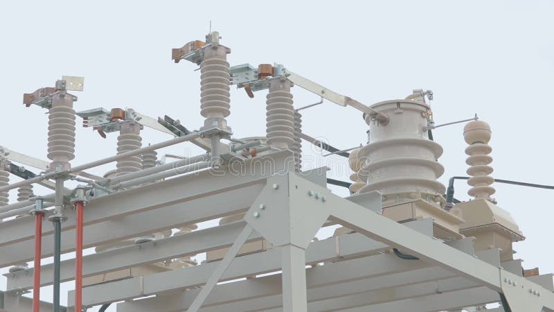 Transformer at a Solar Power Station. Transformer at a Power Plant ...