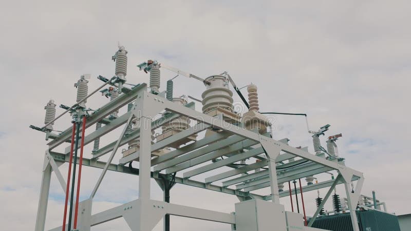 Transformer at a Power Plant, Transformer at a Solar Power Station ...