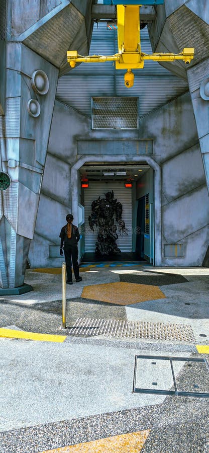 Transformer Robot Attraction Area in the Universal Studio Singapore ...