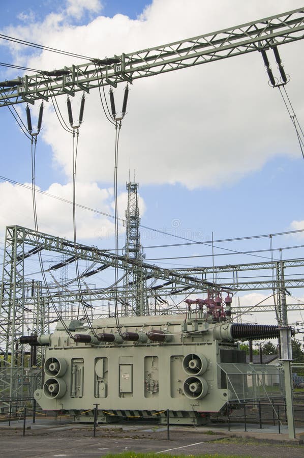 Transformer station stock photo. Image of current, energy - 98184094