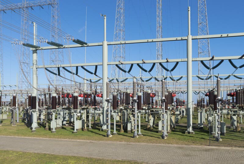 Transformer station stock image. Image of amperage, pylon - 39062389