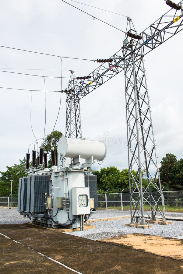 Transformer station stock photo. Image of insulation - 32830904