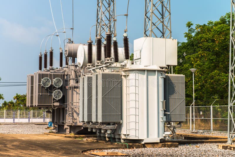 Transformer station stock photo. Image of electrical - 51376168