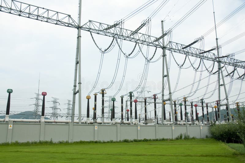 Power transformer stock photo. Image of electricity, grid - 19576378