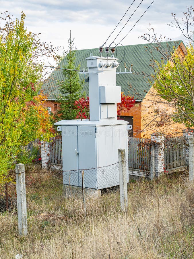 Transformer and Street Light Stock Image - Image of dynamo, bright ...