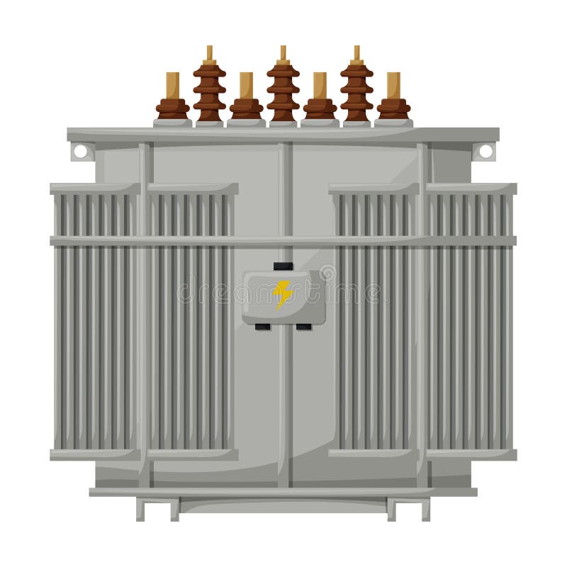 Transformer Vector Icon.Cartoon Vector Icon Isolated on White ...