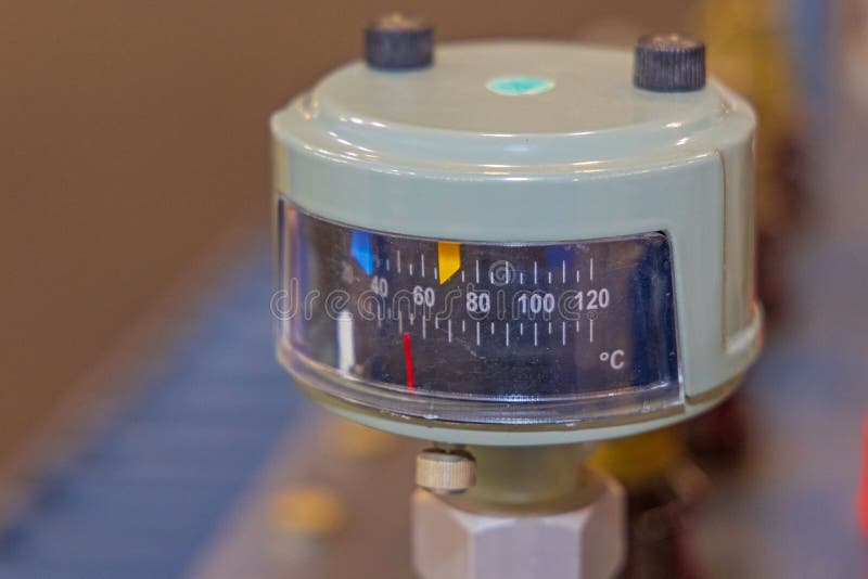 Transformer Winding Temperature Gauge Stock Photo - Image of structure ...