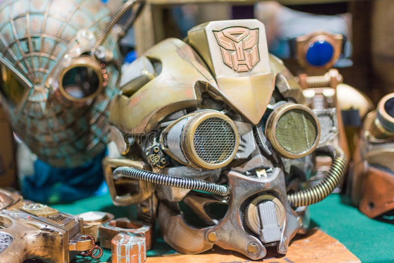 Transformers Helmet on Display Editorial Photography - Image of anime ...