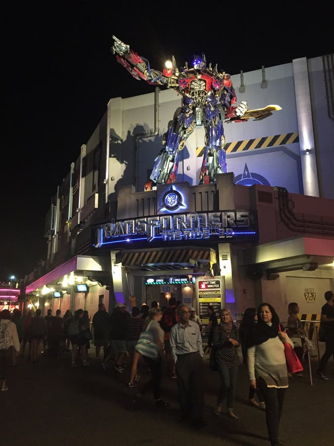 Transformers Ride editorial photo. Image of orlando, universal - 50228716