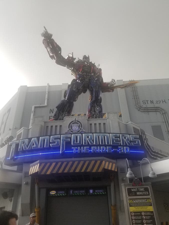 Transformers Ride at Universal Studios Orlando Editorial Image - Image ...