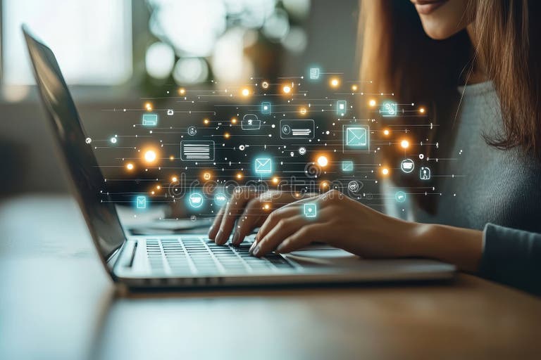 Transforming Communication Visual Content and Cozy Home Office ...