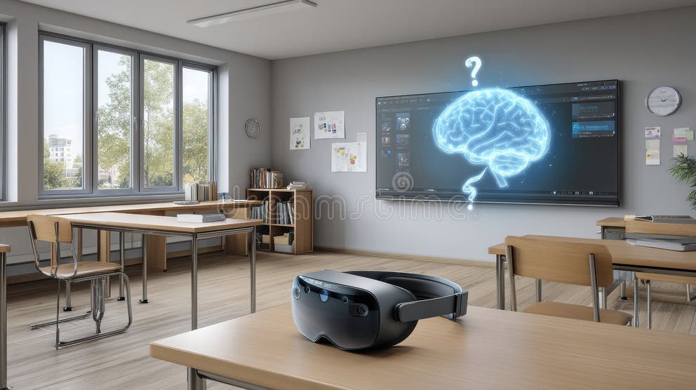 Transforming Education with Virtual Reality in a Room Featuring a Large ...